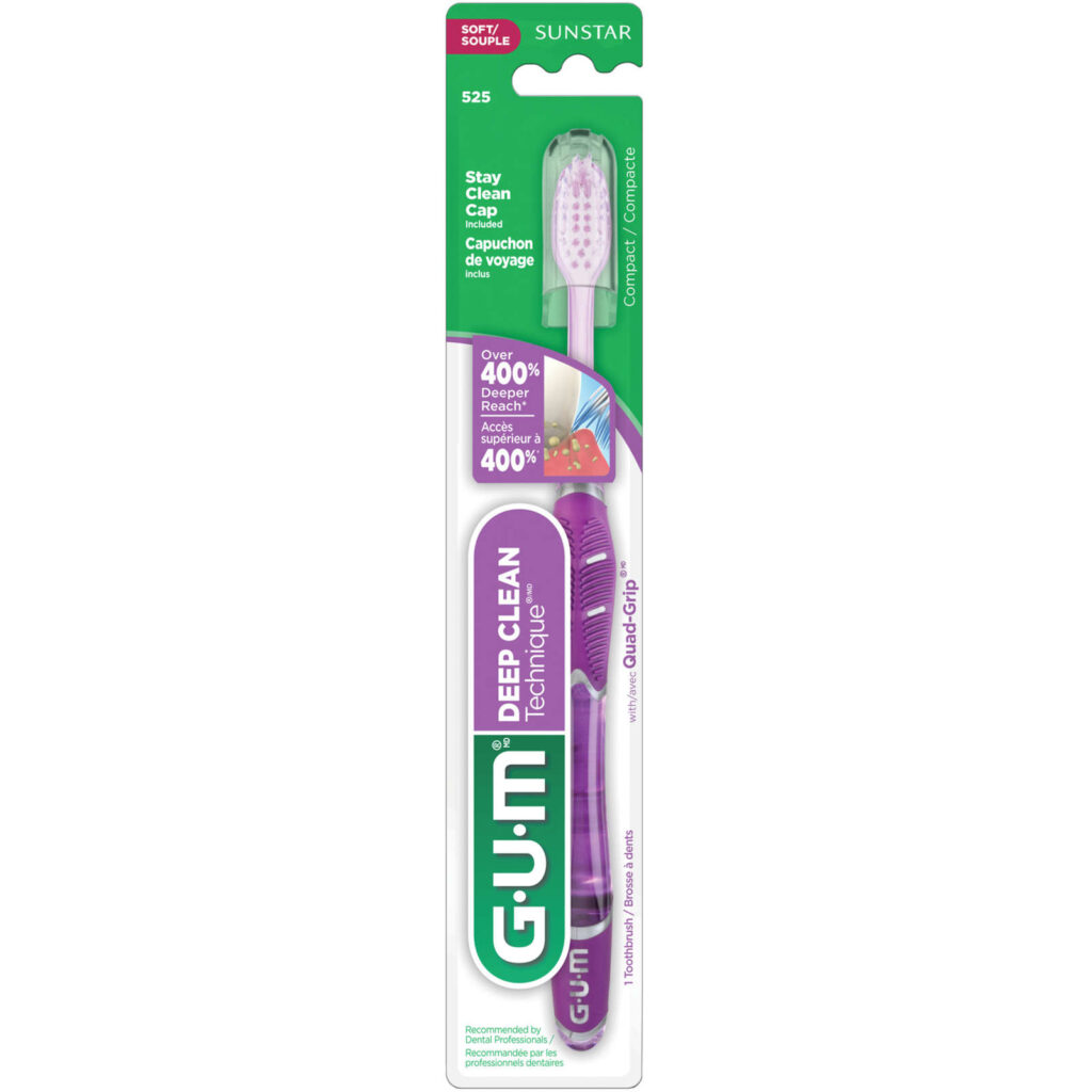 GUM Technique Deep Clean Toothbrush, Soft with Quad-Grip Handle - CTC ...