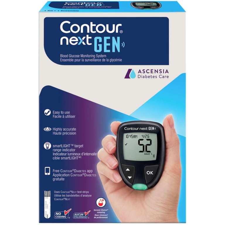Ascensia Contour®Next Gen Blood Glucose Meter, 1 EA - Smart, Accurate ...