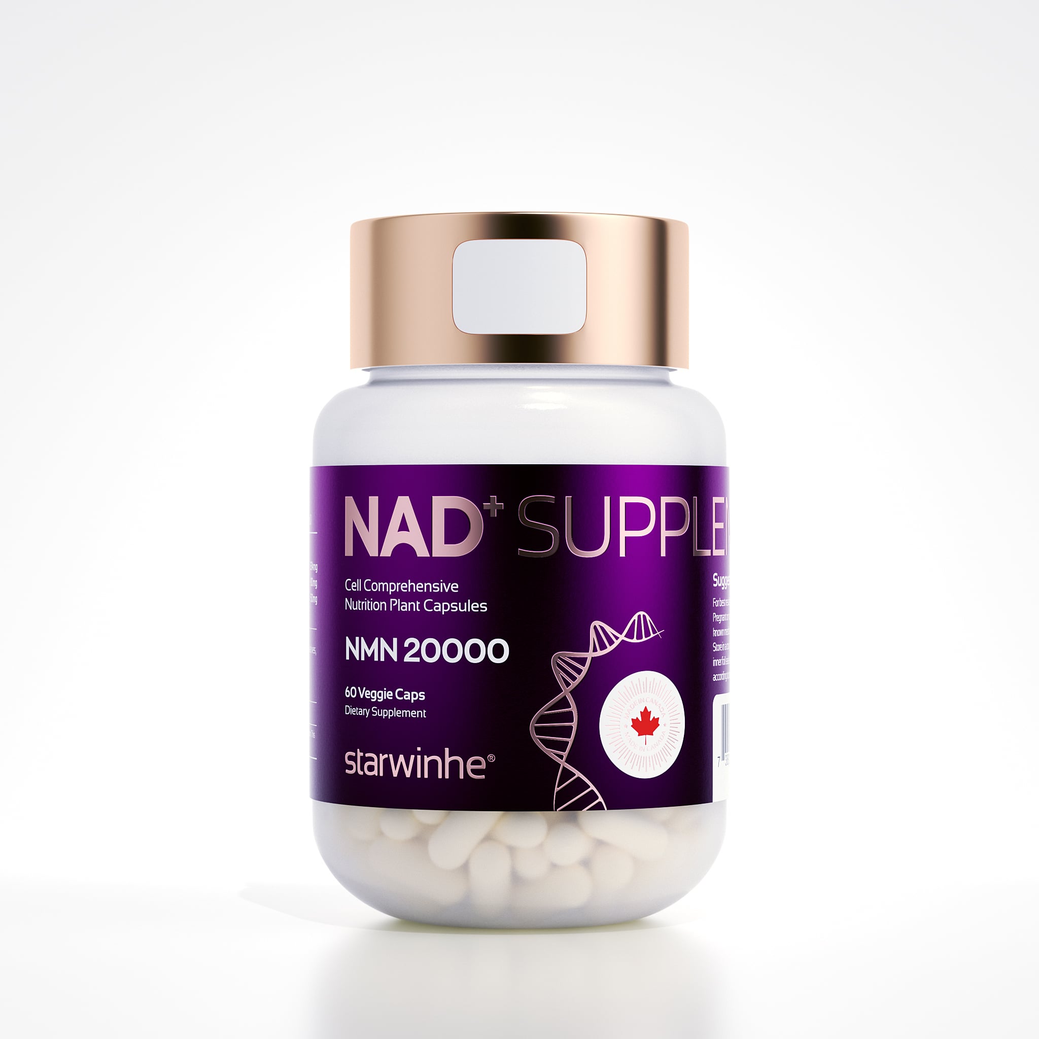 Starwinhe NAD+ supplements cell comprehensive nutrition plant capsules - CTC Health