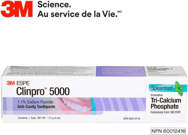 Clinpro 5000 Toothpaste Spearmint - Prescription Strength - CTC Health